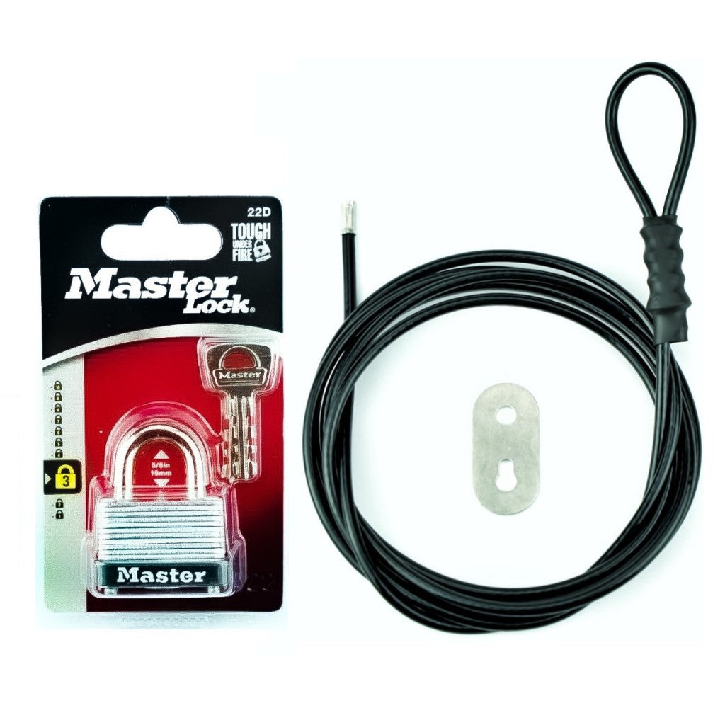 Cable & Lock – Hooked Coolers
